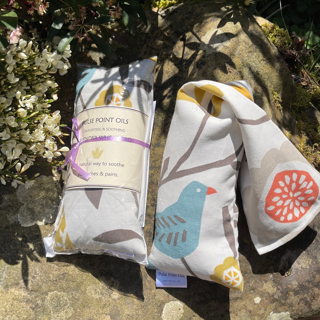 Folki Lavender Wheat Bag, Scandi Print Body Warmer, Heat/cold Pack ...