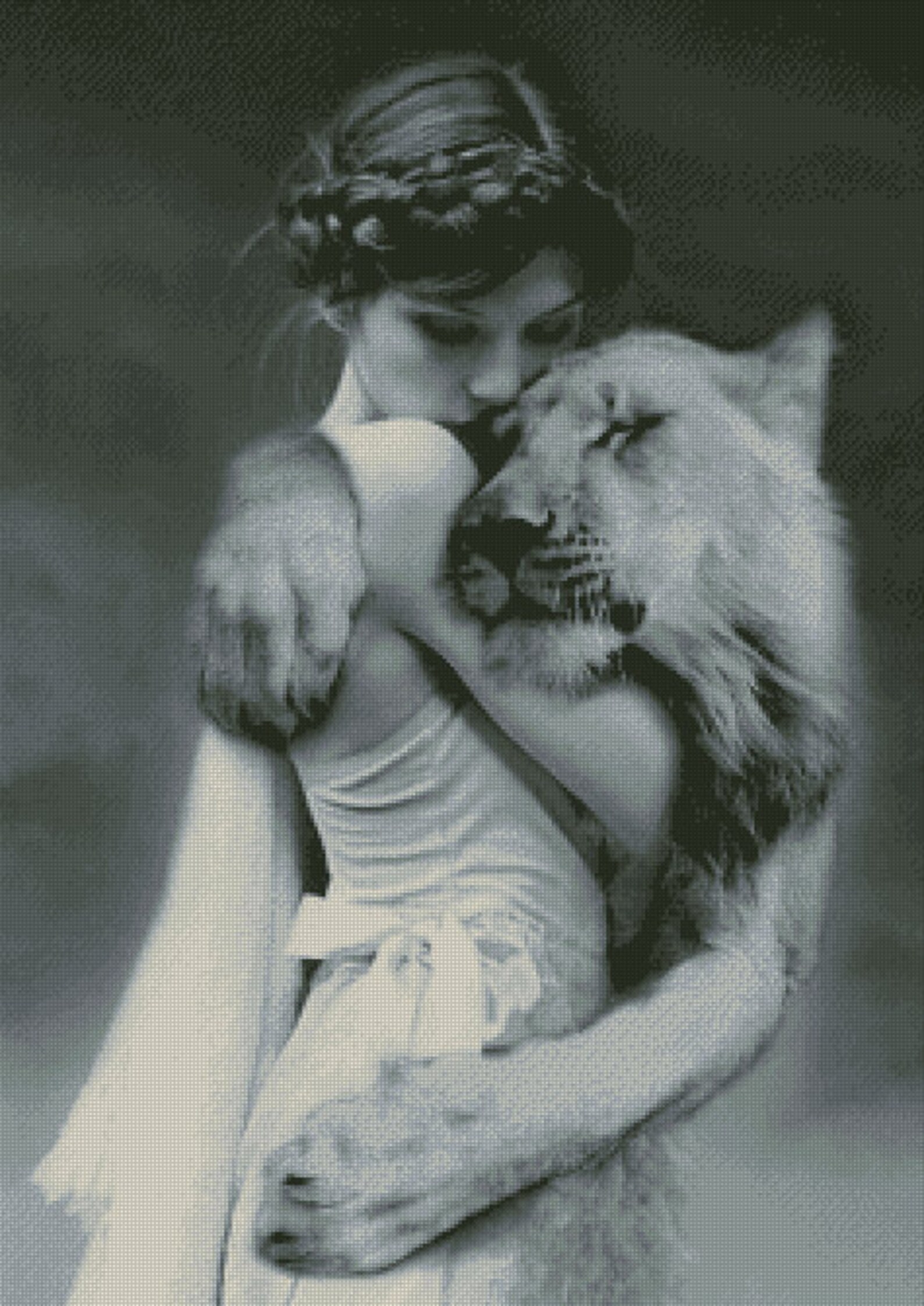 Counted Cross Stitch Pattern " in Silence" - Etsy