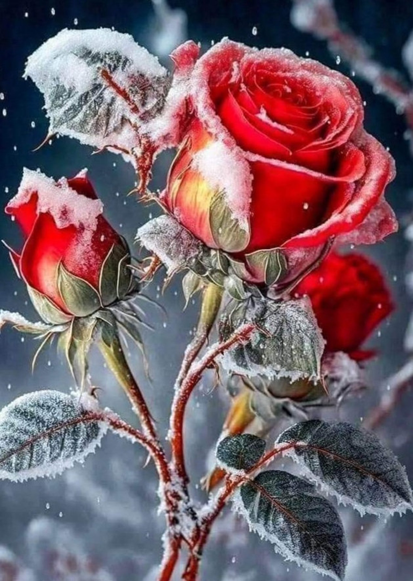 Counted Cross Stitch Pattern "roses" - Etsy