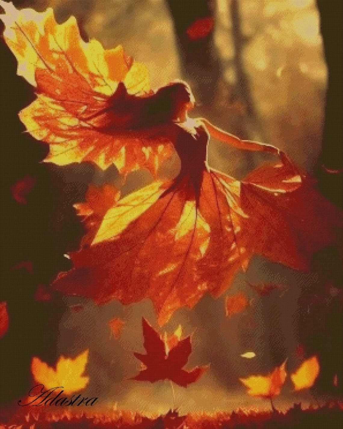 Counted Cross Stitch Pattern "autumn Magic" - Etsy