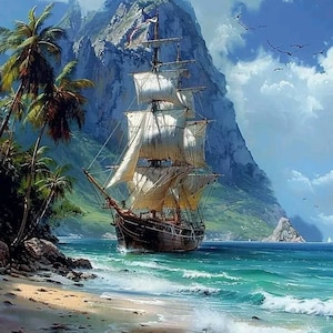 Counted Cross Stitch Pattern "ship 21" - Etsy