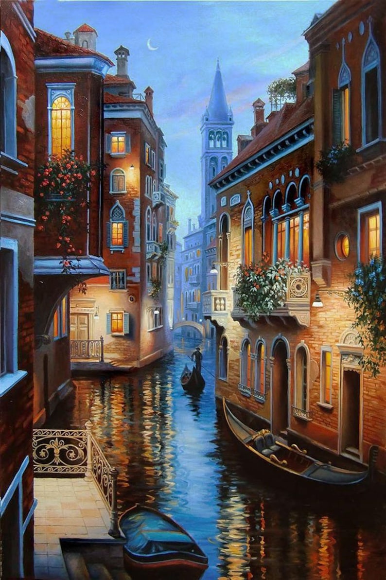 Counted Cross Stitch Pattern venice - Etsy