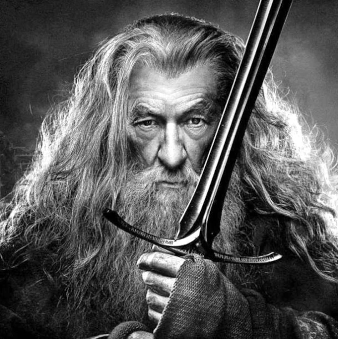 Counted Cross Stitch Pattern "gandalf-sword Glamdring" - Etsy