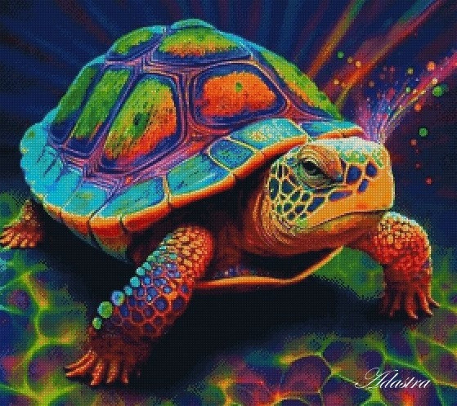 Counted Cross Stitch Pattern "turtle" - Etsy