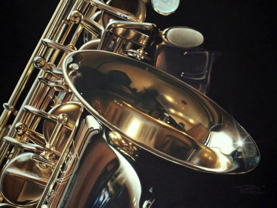 Counted Cross Stitch Pattern "saxophone" - Etsy