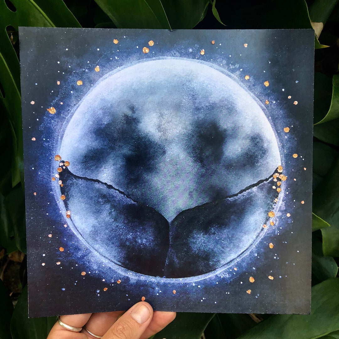 Moon Tail Humpback or Mermaid Painted in Hawaii by Danielle Burnside ...