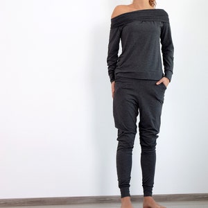 Pajamas set Gray pajamas Pajamas for women Handmade | Etsy