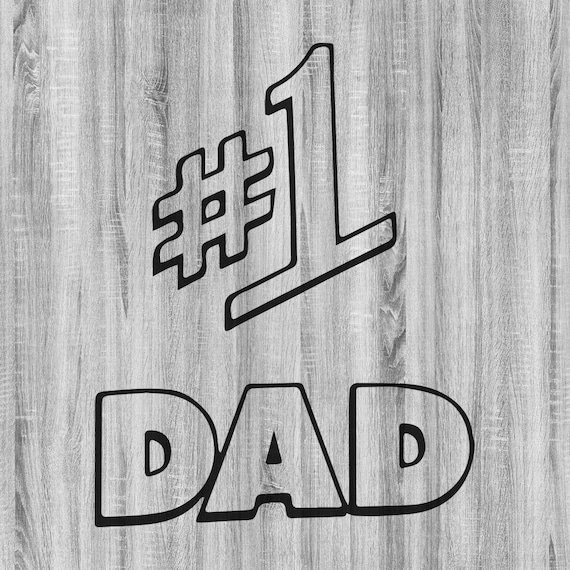 Number One Dad SVG Bundle Fathers Day SVG Bundle Dad SVG - Etsy