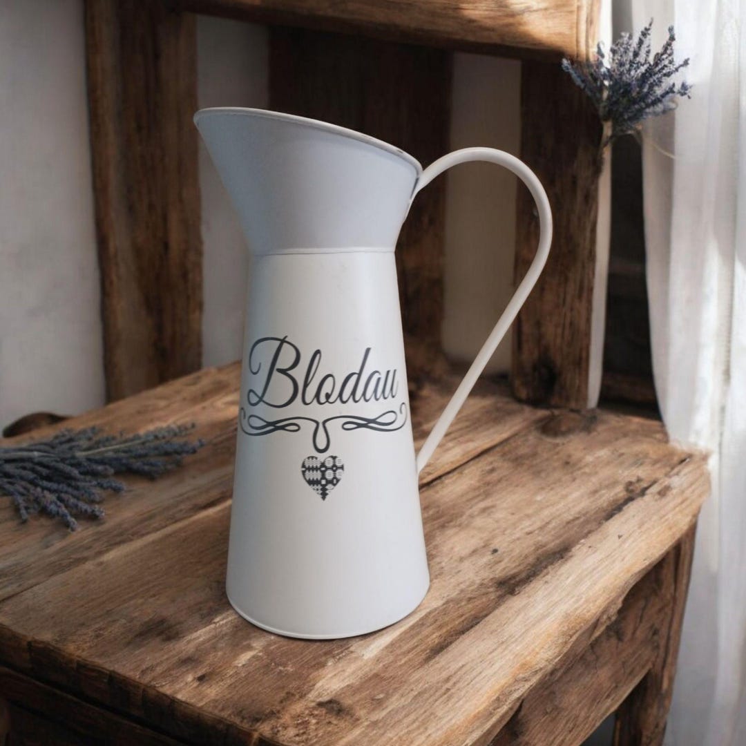 Vintage Style Farmhouse Jug, Blodau Jug, Aluminium Jug - Etsy UK