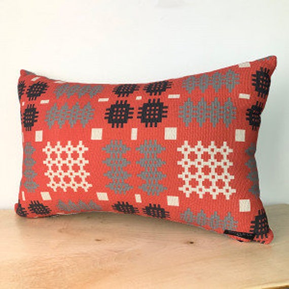 Welsh Blanket tapestry Cushions | Etsy