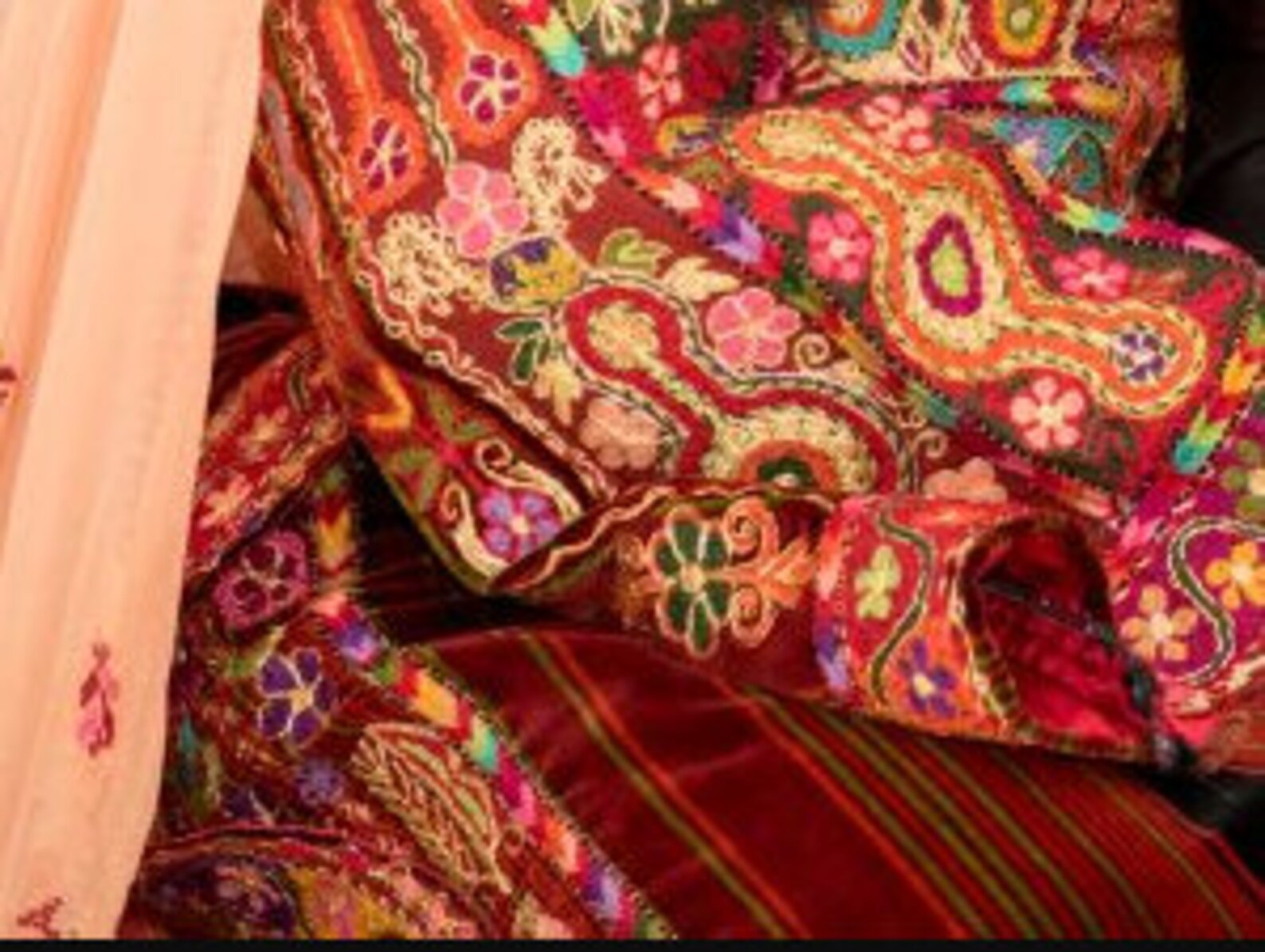 Palestinian Wedding Dress Traditional Costume Embroidery Women - Etsy