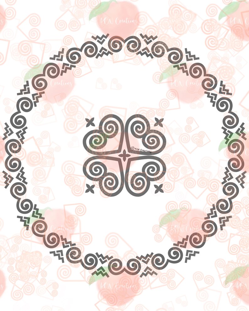 Hmong Qwj Border 1. JPEG PNG PDF. Digital Files. - Etsy