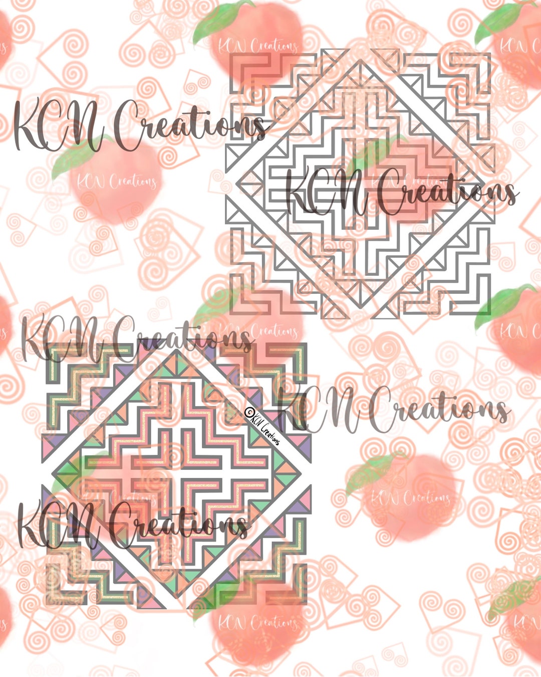 Hmong Paj Ntaub Mos (PNM) Pattern - All Snake, Color, B&W, JPEG, PNG ...