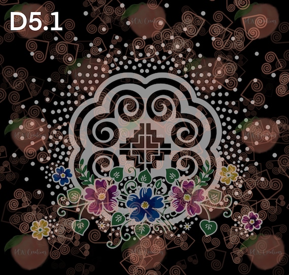 Hmong_inspired_design_5. JPEG. PNG. Digital File. - Etsy