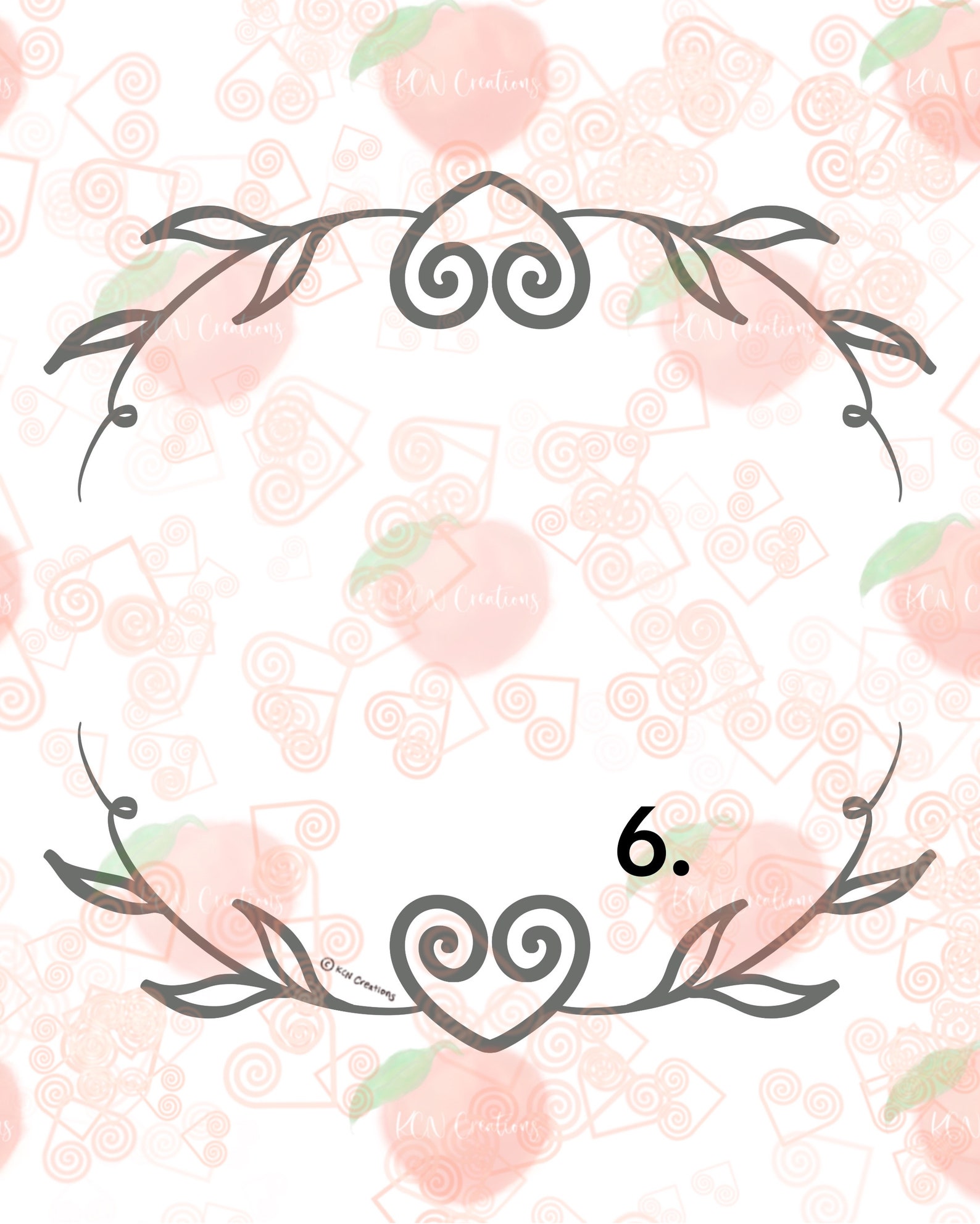 Heart Pack 1 - Hmong Heart Wreaths, JPEG, PNG, Pdf, Digital Download ...