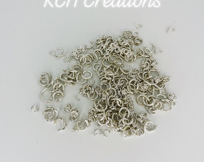 Hmong Money 2 Silver, Various Jump Rings, 30 Grams. - Etsy