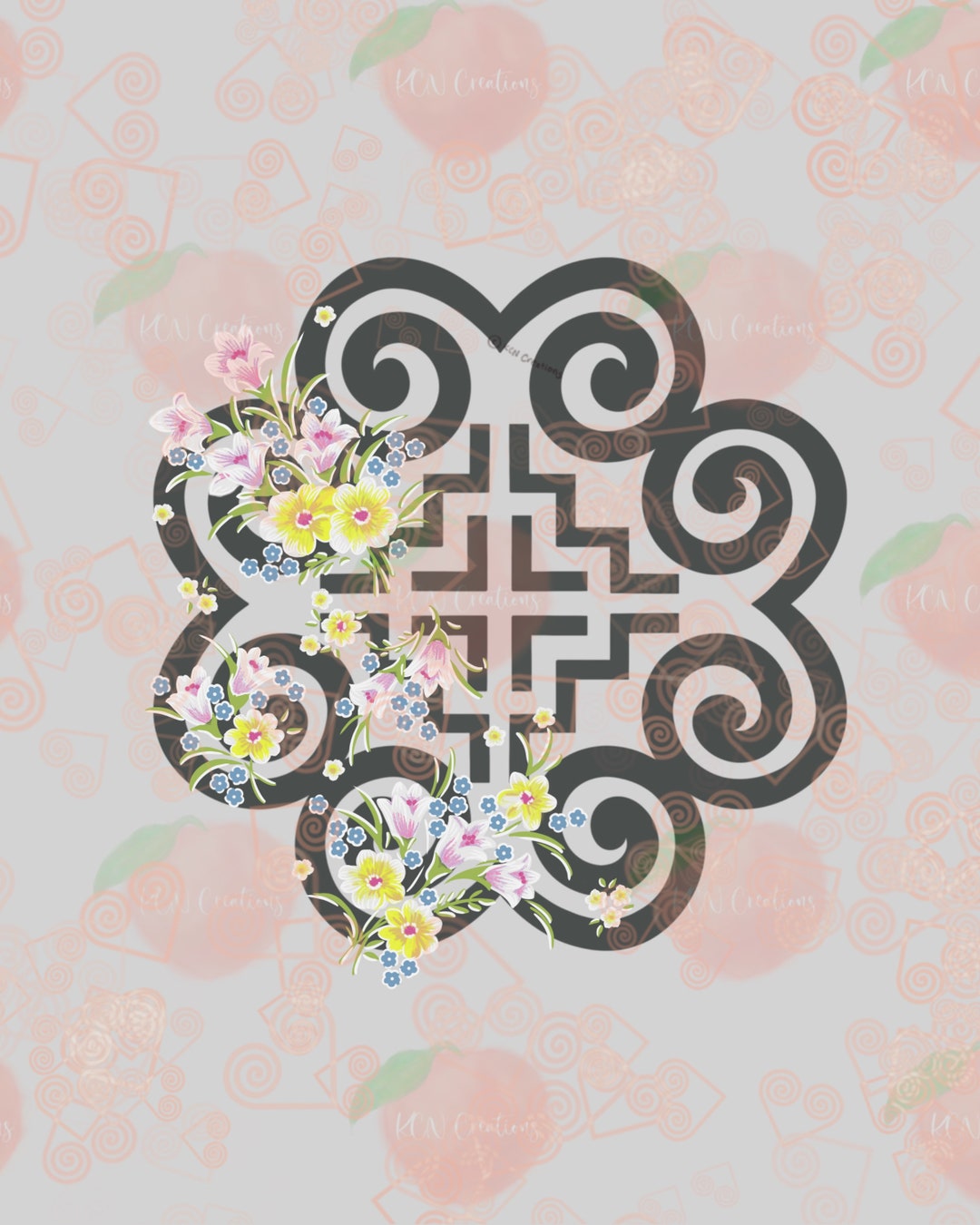 Hmong_inspired_design_8 JPEG. PNG. PDF. Digital File. - Etsy