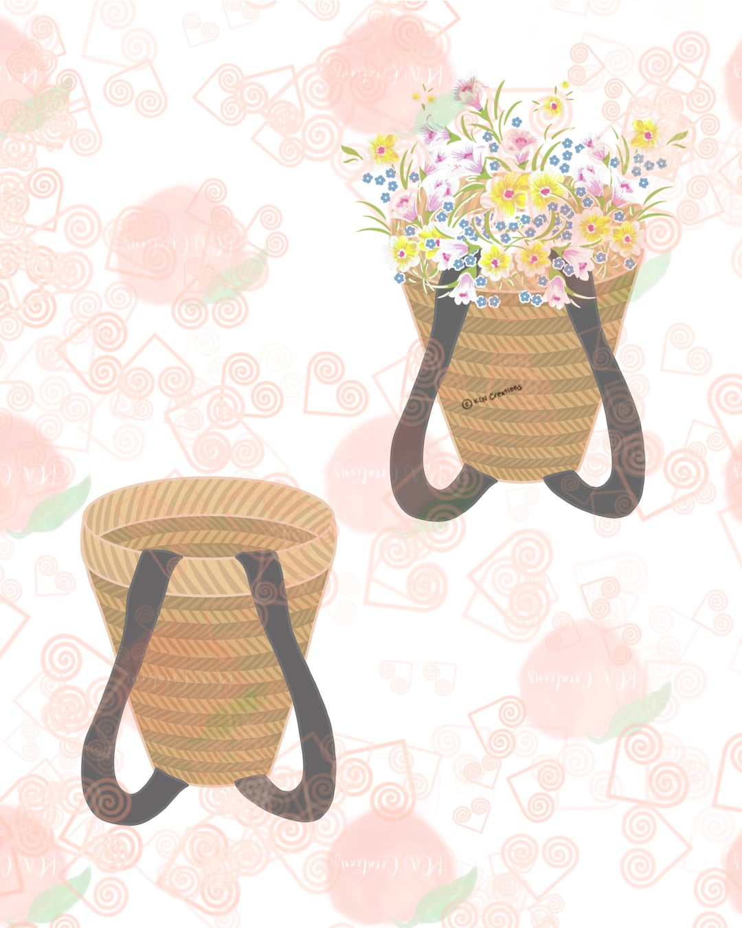 Bamboo Baskets 2 – Hmong, Lao, Thai, Southeast Asian, JPEG, PNG ...