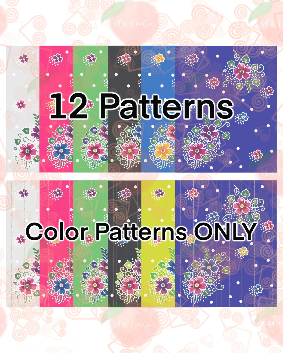 Color Patterns ONLY Hmong Thai Li Loos 1. JPEG, PNG. Digital File. - Etsy