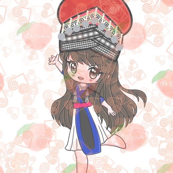 Hmong Chibi - Etsy