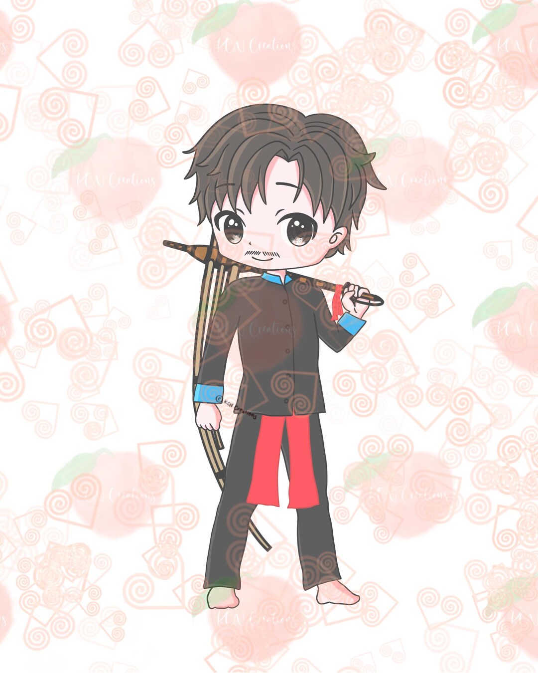 Chibi_hmong_boy_12. JPEG, PNG. Digital File. - Etsy