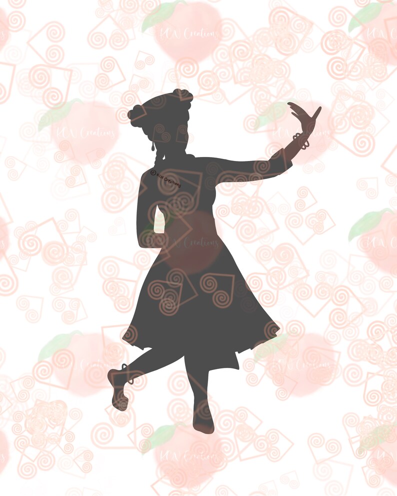 Hmong Dance Silhouette Pack 3 JPEG. PNG. Digital File. - Etsy