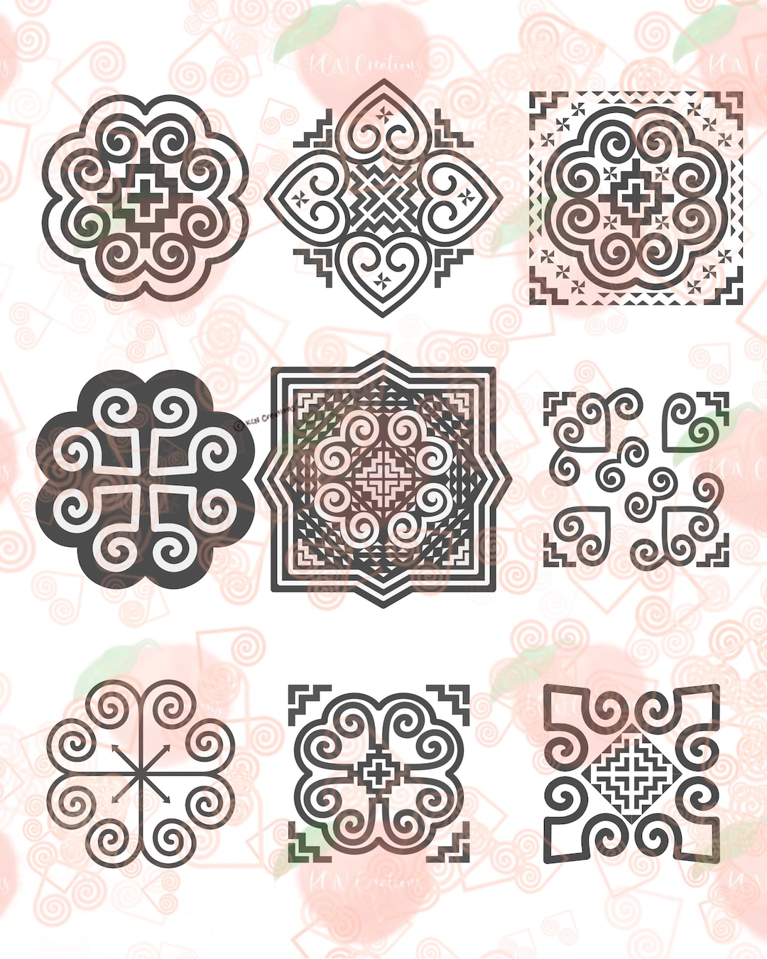 Hmong Digital Files, Pack 30, JPEG, PNG, PDF, Digital Download - Etsy