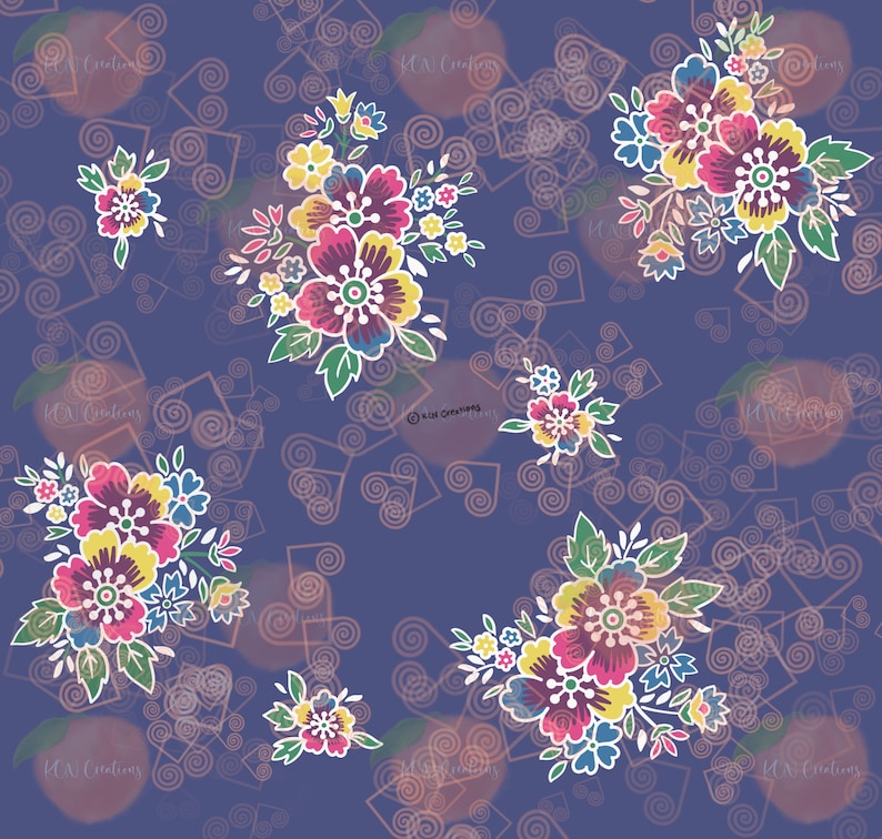 Color Patterns ONLY Hmong Thai Li Loos Pattern & Design 2. - Etsy