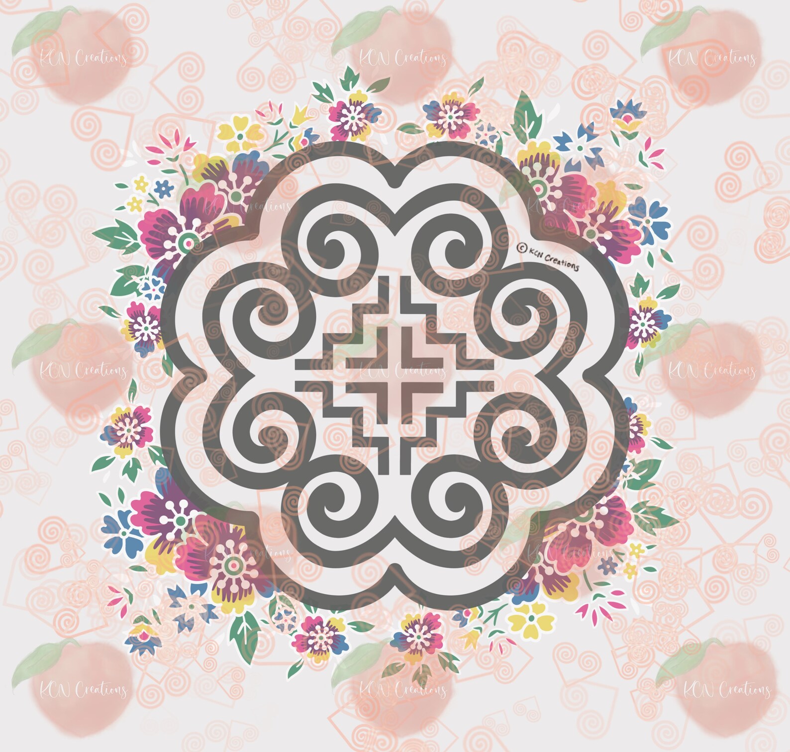 Hmong_inspired_design_1 JPEG. PNG. PDF. Digital File. - Etsy