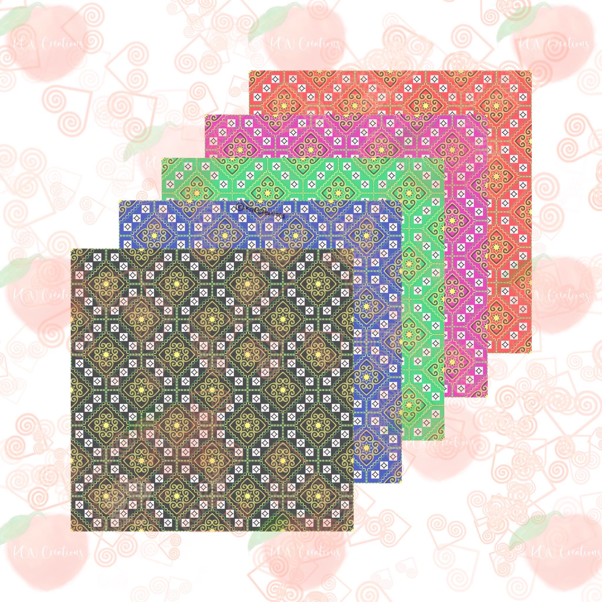 Hmong Paj Ntaub Zej 2, JPEG, PNG, Digital Download - Etsy