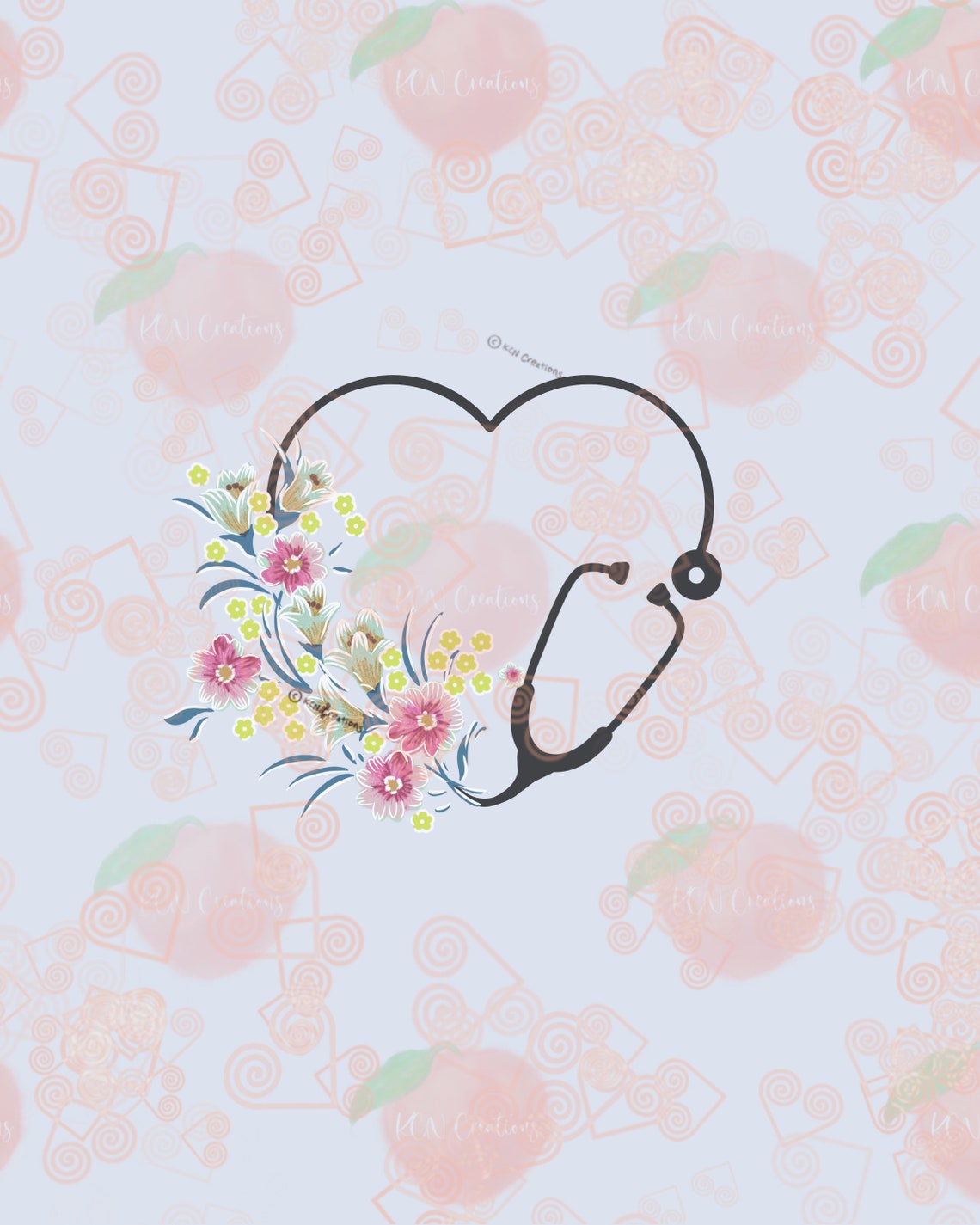 Stethoscope Heart 2 - Nurse, Doctor, Healthcare - Hmong Inspired, JPEG ...