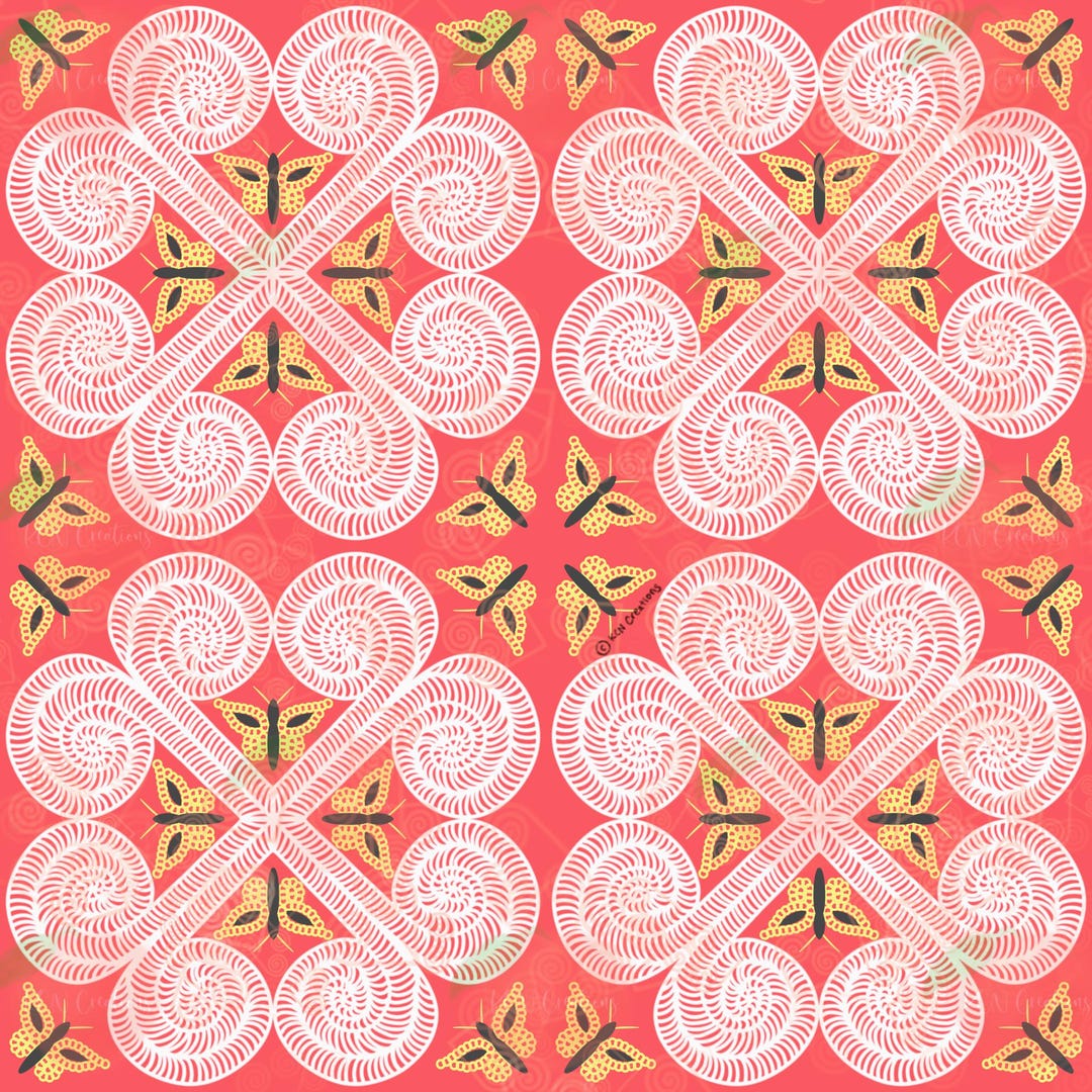 Hmong PNM Pattern 16, Butterfly Qwj, JPEG, PNG, Digital Download - Etsy