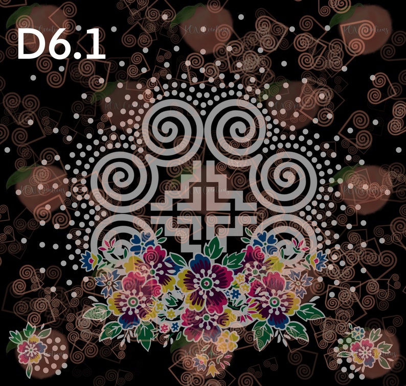 Hmong_inspired_design_6. JPEG. PNG. Digital File. - Etsy