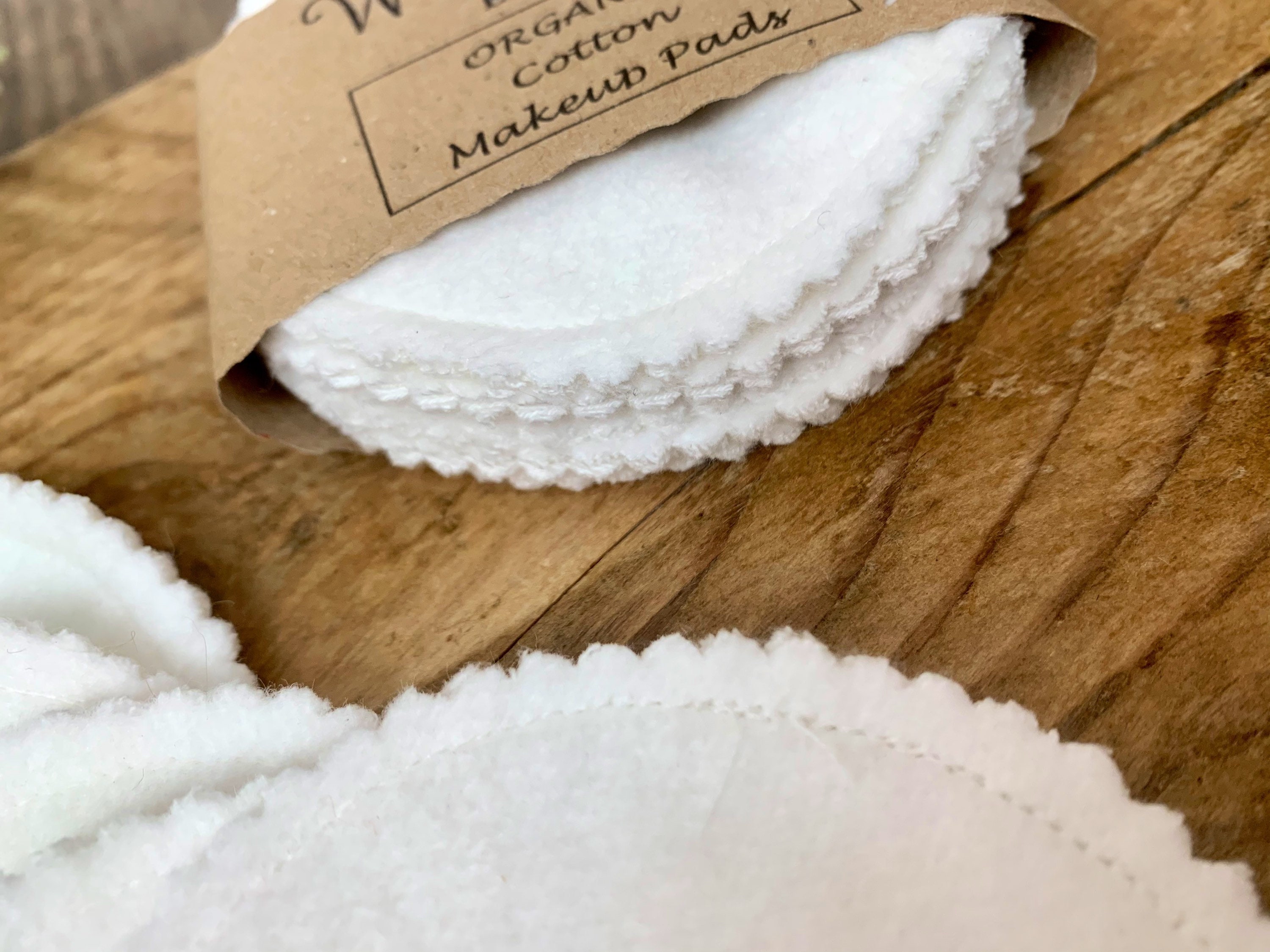 Organic Cotton Reusable Makeup Rounds Pads Face Pads - Etsy UK