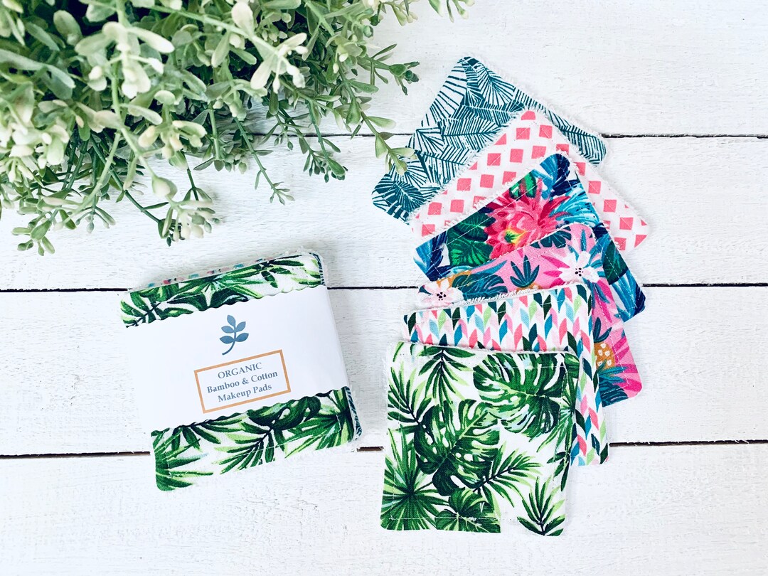 Organic Bamboo & Soft Cotton Makeup Pads | Face Pads | Reusable ...