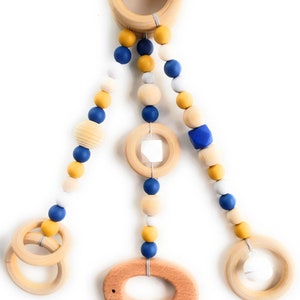 Wooden Baby Gym Activity Play Mat Playmat Wood Frame Stand | Etsy