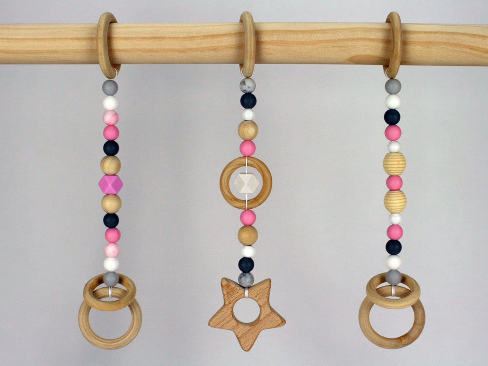 Wooden Baby Gym Activity Play Mat Playmat Wood Frame Stand | Etsy