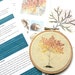 Autumn Silver Birch Tree Embroidery Pattern Kit DIY PDF Download Craft ...