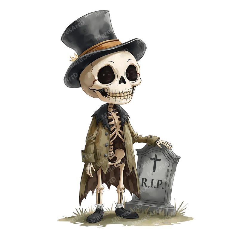 Halloween Skeleton Clipart Images in PNG Transparent Background ...
