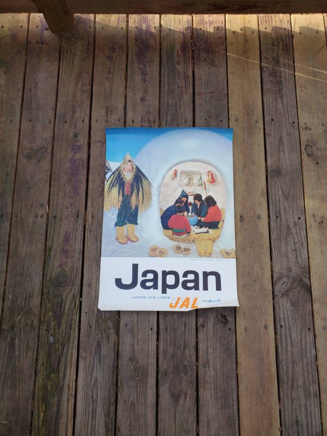 Vintage JAL Japan Airlines Poster Advertising Japan JAL Airlines - Etsy