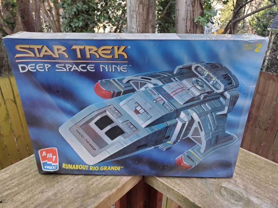 Vintage AMT ERTL Star Trek Deep Space Nine Runabout Rio Grande Sealed ...