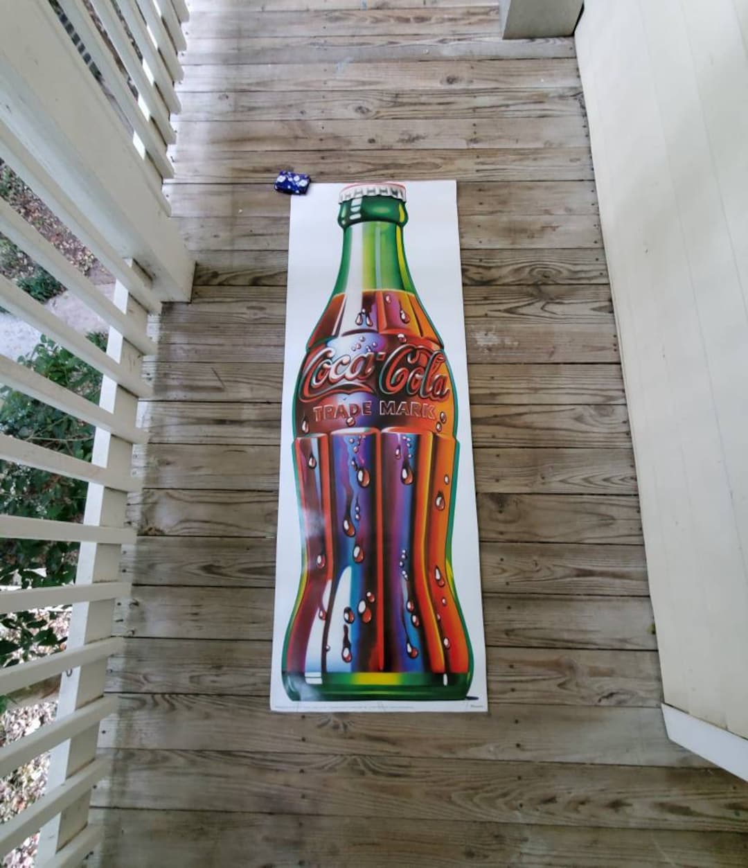 Vintage 1983 Verkerke Jan Hunt Coca-cola Bottle Poster - Etsy