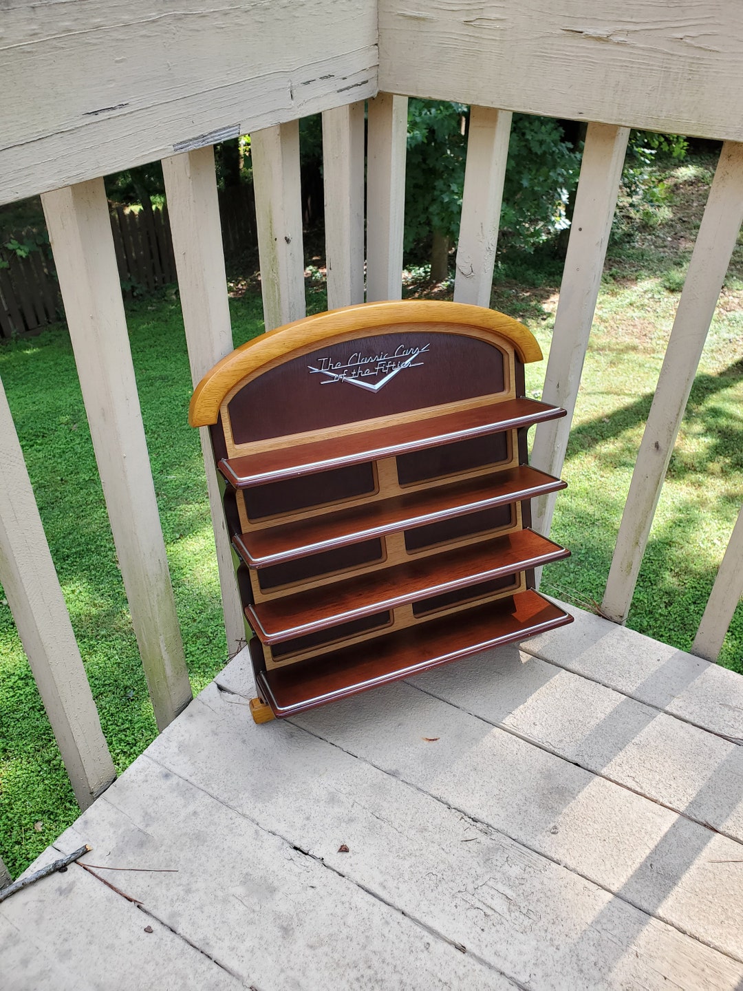 Vintage Franklin Mint the Classic Cars of the Fifties Shelf Car Display ...