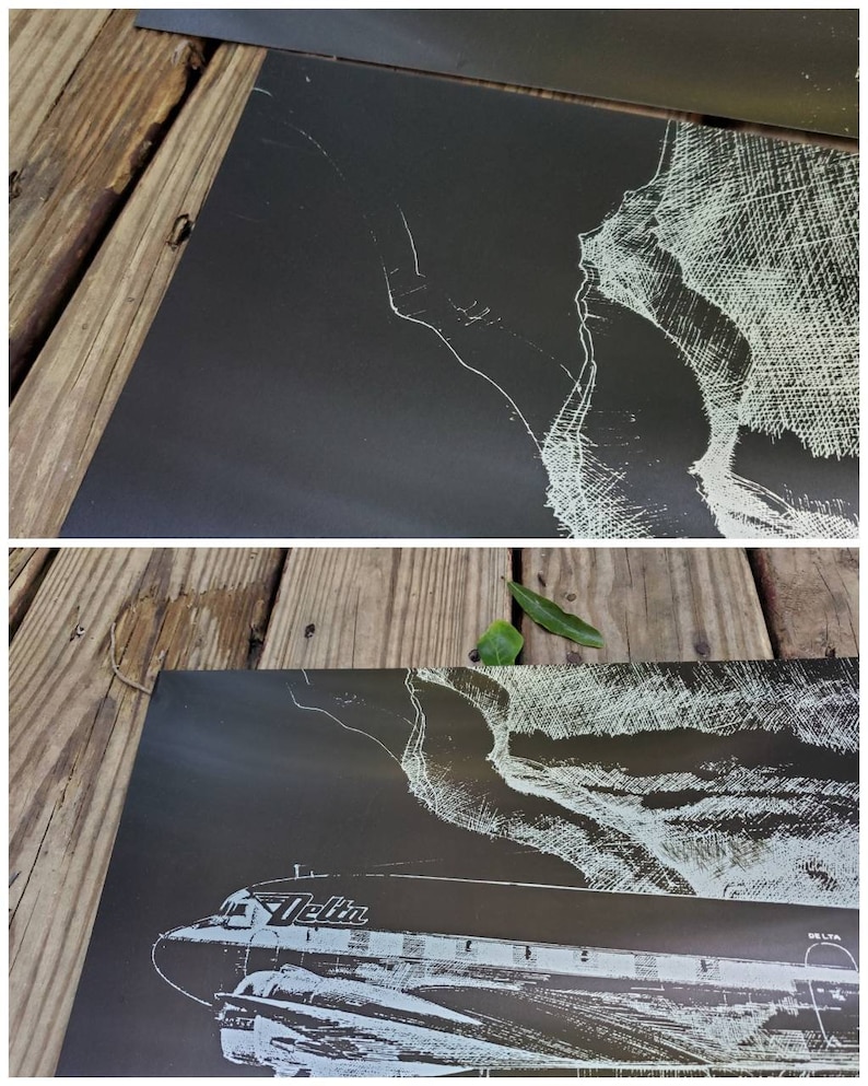 Vintage Delta Airlines Fred Takasumi Printing Proof Signs - Etsy