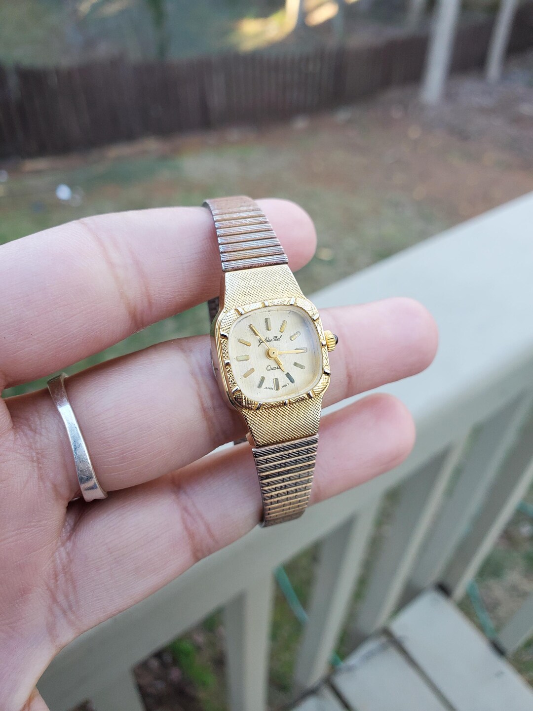 Vintage Golden Peel Watch Gold Watch - Etsy