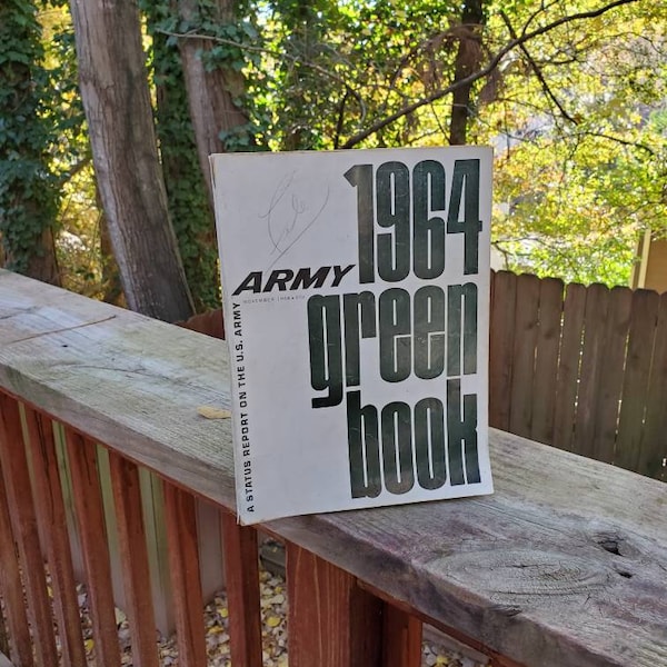 Army Green Book - Etsy