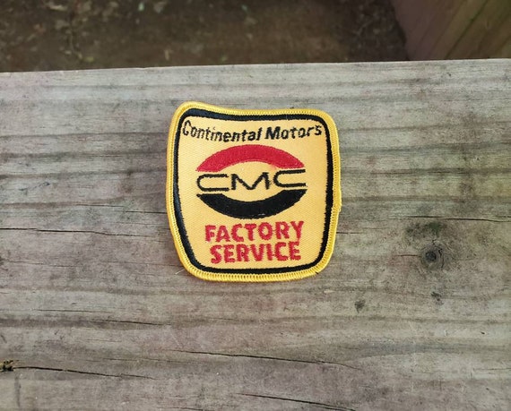 Vintage CMC Continental Motors Factory Service Patch - Etsy