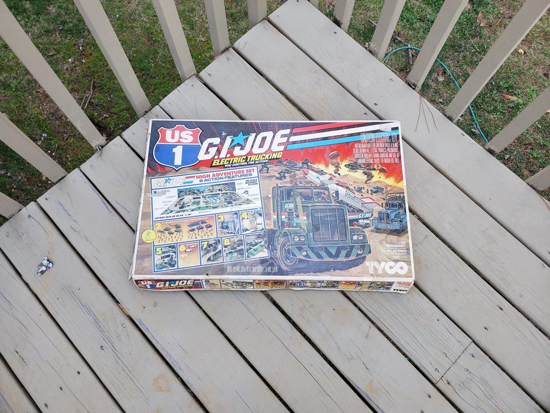 Vintage Tyco GI Joe Electric Trucking Set High Adventure Set Incomplete ...