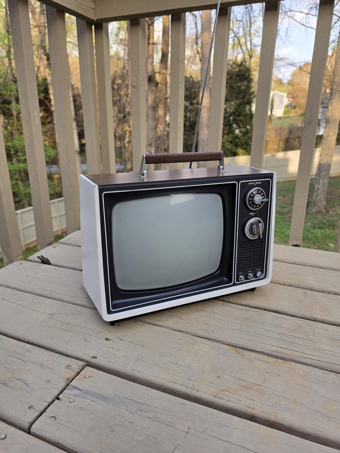 Vintage 1970s Kmart Solid State CRT TV SKB1200A Portable TV - Etsy