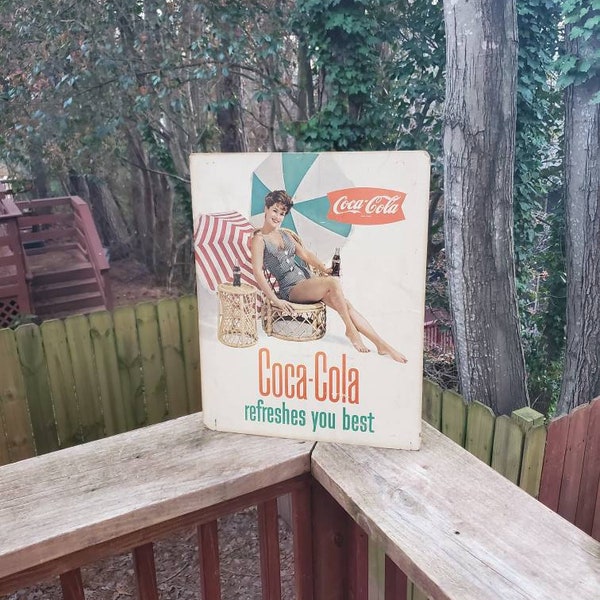 Vintage Coca Cola Cardboard - Etsy